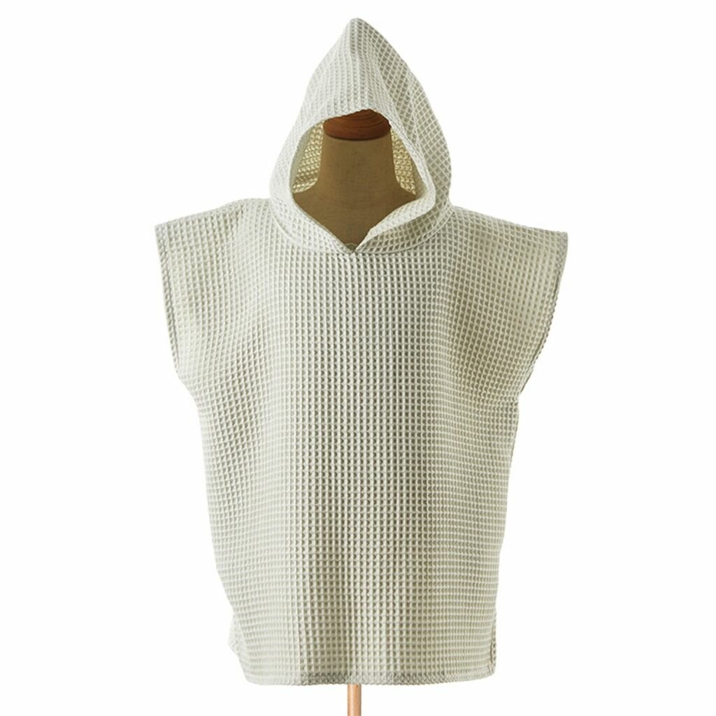 Мягкая и впитывающая накидка-пончо, детское банное полотенце с капюшоном, хлопковые носимые одеяла для часа, пляжа, бассейна