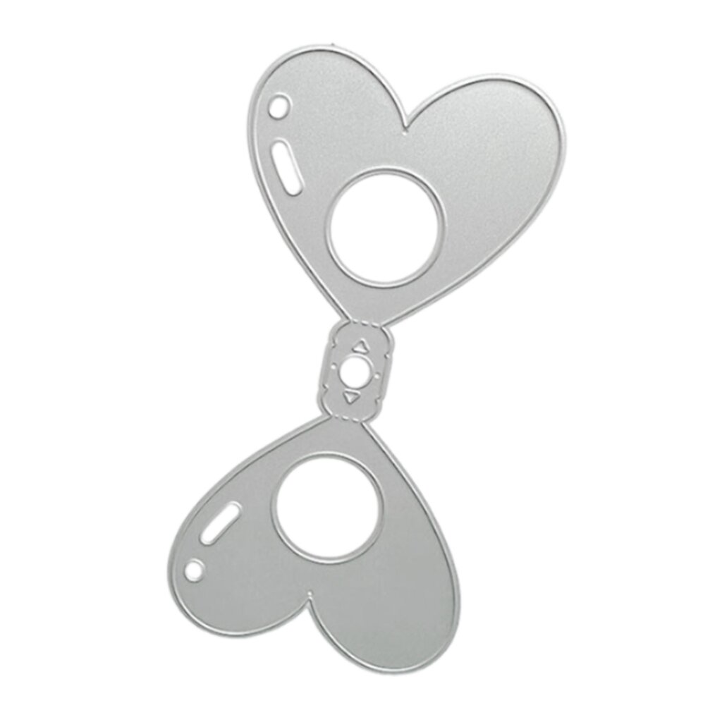 Шаблоны для Штамповки в Форме Сердца Love Heart из Углеродистой Стали для Изготовления Карточек, Упаковки для Скрапбукинга
