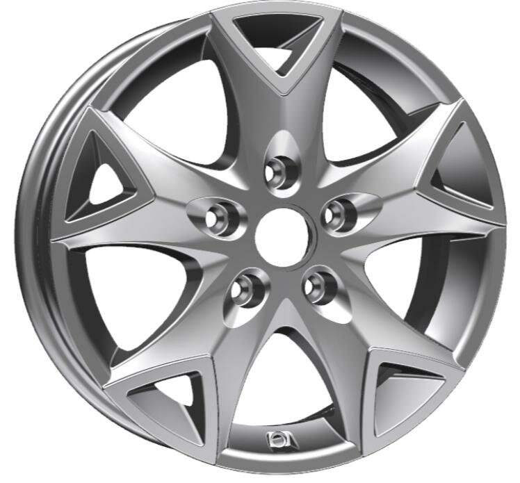 Диск автомобильный литой Carwel Конго 1615 16x6.5 5x130 et50 dia89.1 Серебристый