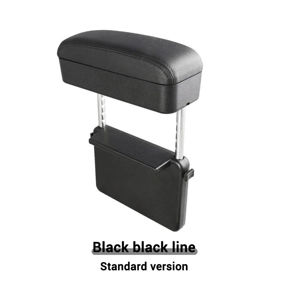 Автомобильные аксессуары, подлокотник, подушка для коробки, кожа, водонепроницаемая Black black line