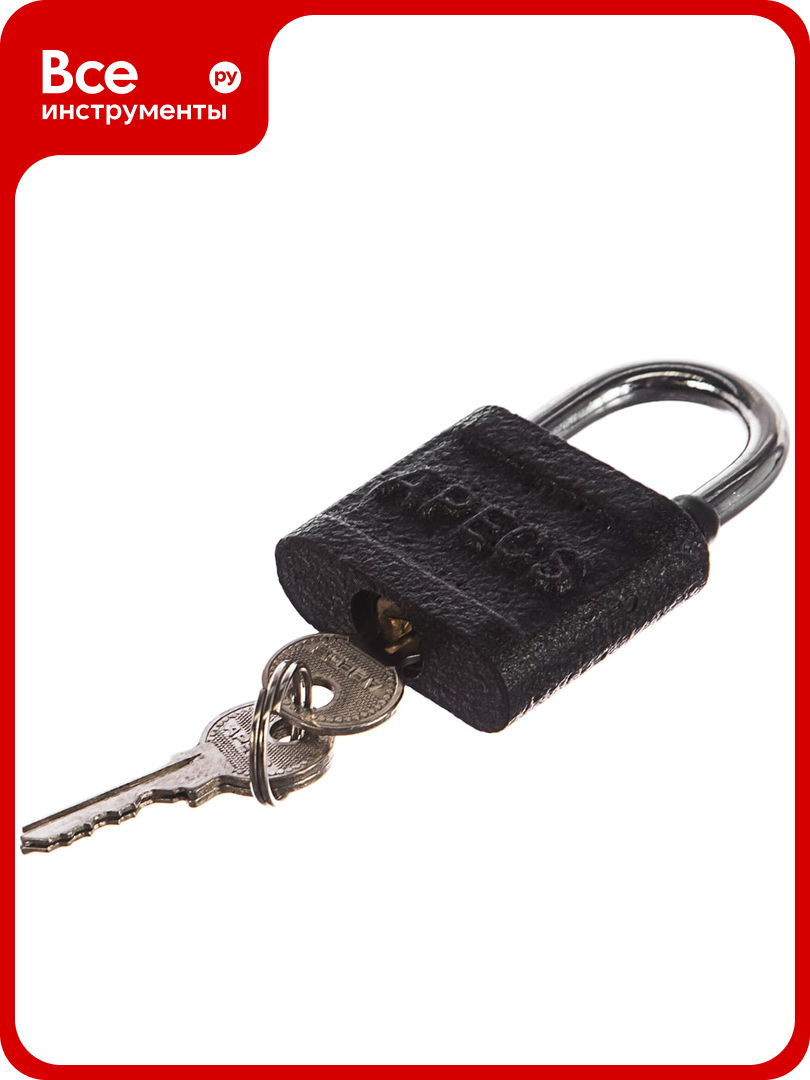 Навесной замок APECS PD-03-40 12321, с латунным механизмом секретности