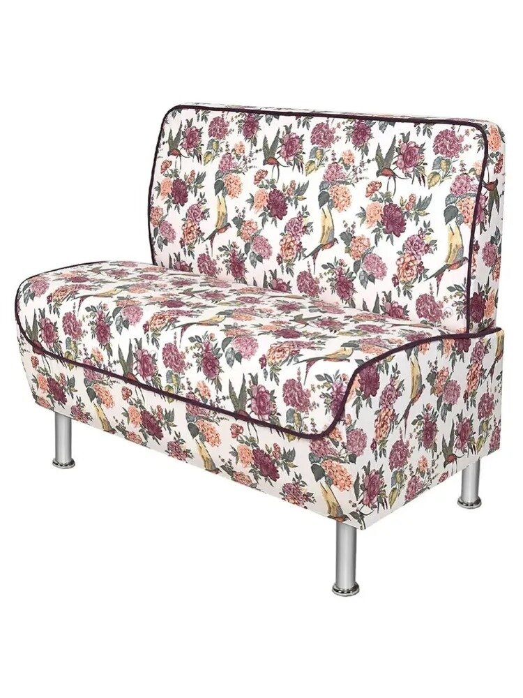 Диван прямой микс 99х65х84 см, нераскладной, колибри велюр