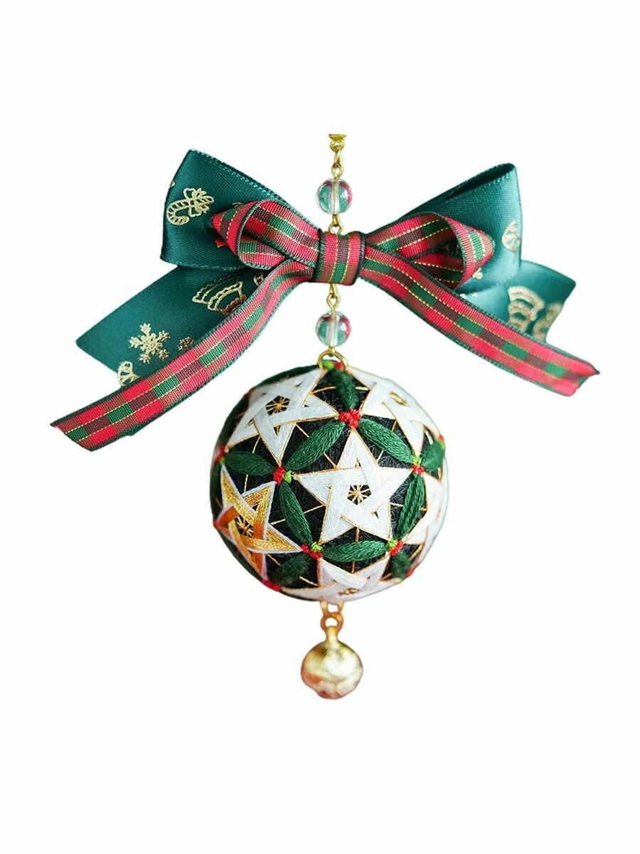 Temari стартовый набор для вышивки ручным шариком крест 4,5-5 см