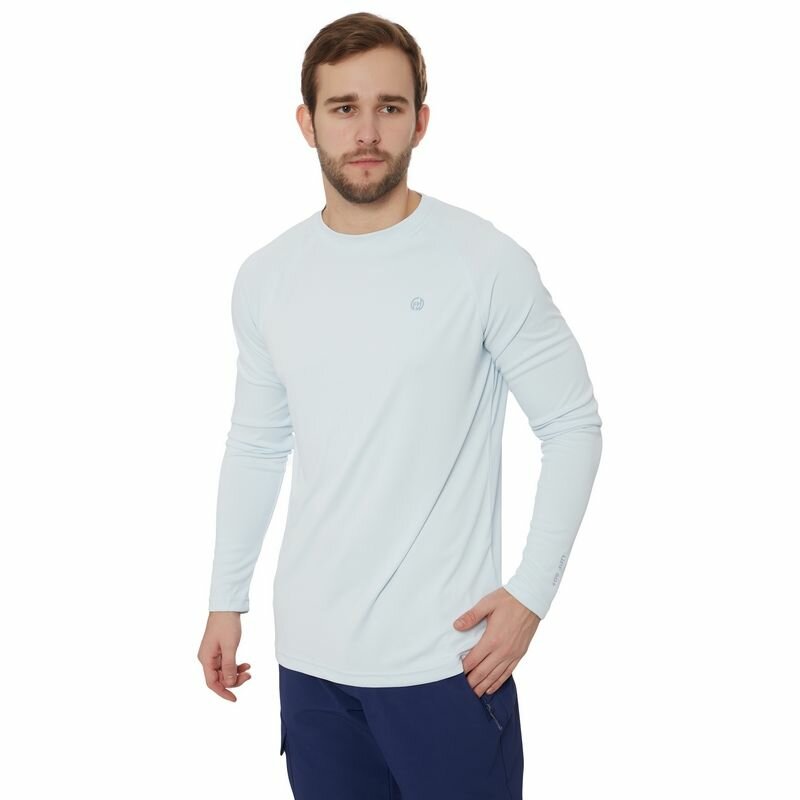 Солнцезащитная футболка с рукавами Mark FHM голубая