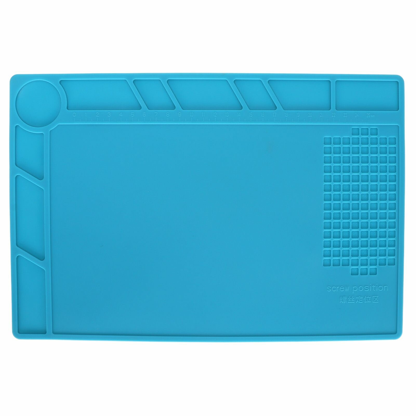 Силиконовый коврик для ремонта, термостойкая подкладка для пайки, нескользящий прочный рабочий стол для электроники, простая классификация и очистка