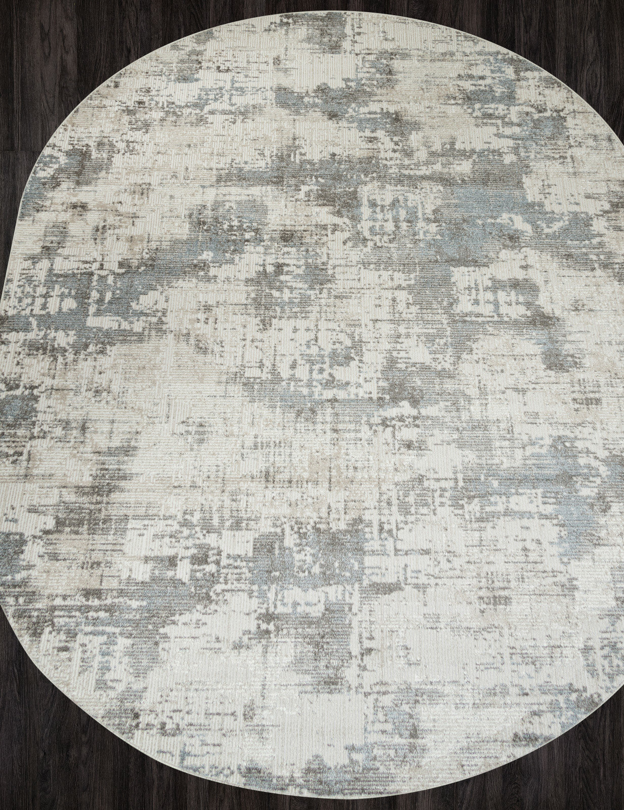 Ковер Современный Овал beige-blue 2x2.9м
