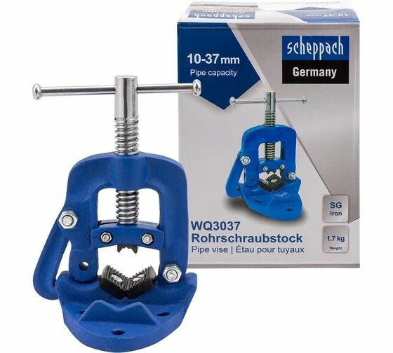 Тиски трубные 10-37мм SCHEPPACH