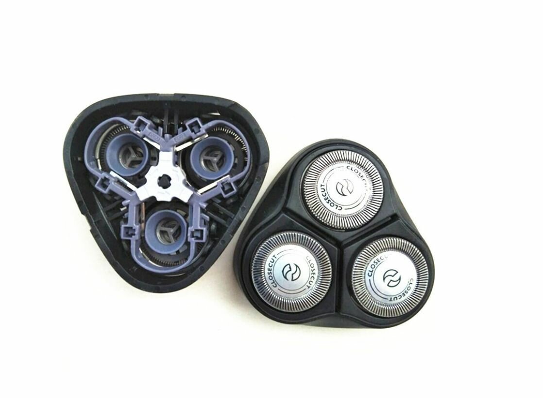 Бритвенный блок JIK HQ56 режущая головка HQ4 / HQ6 для электробритвы Philips YQ6008, YQ6108, YQ6188, YQ6308, HQ6900, HQ6902, HQ6904 - черный