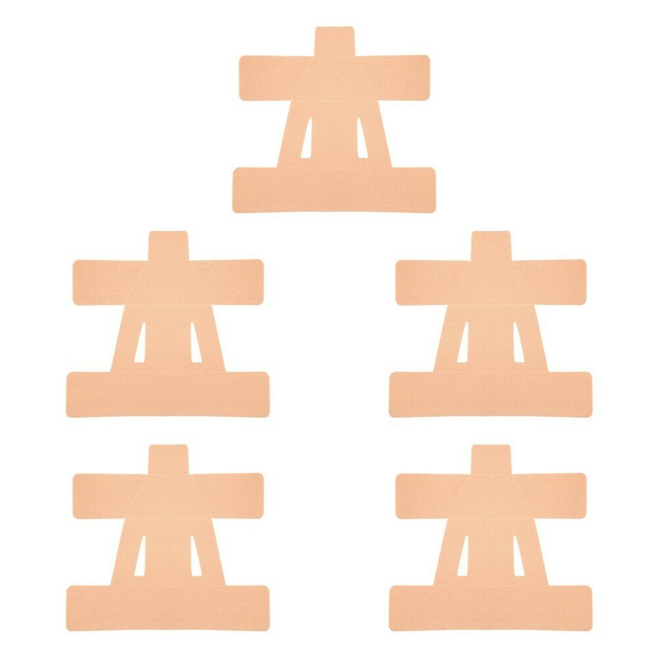 5 шт. предварительно нарезанных кинезиологических тейпов для расслабления мышц плеча, гипоаллергенные спортивные тейпы для уменьшения боли и поддержки