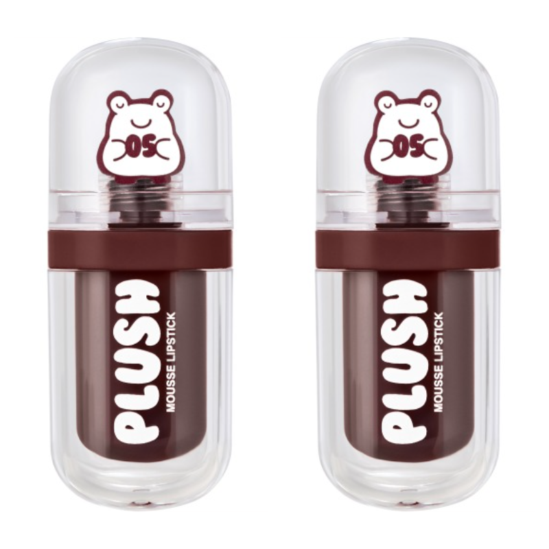 Помада Beauty Bomb для губ муссовая Mousse Lipstick «Plush», тон 05, 2 штуки