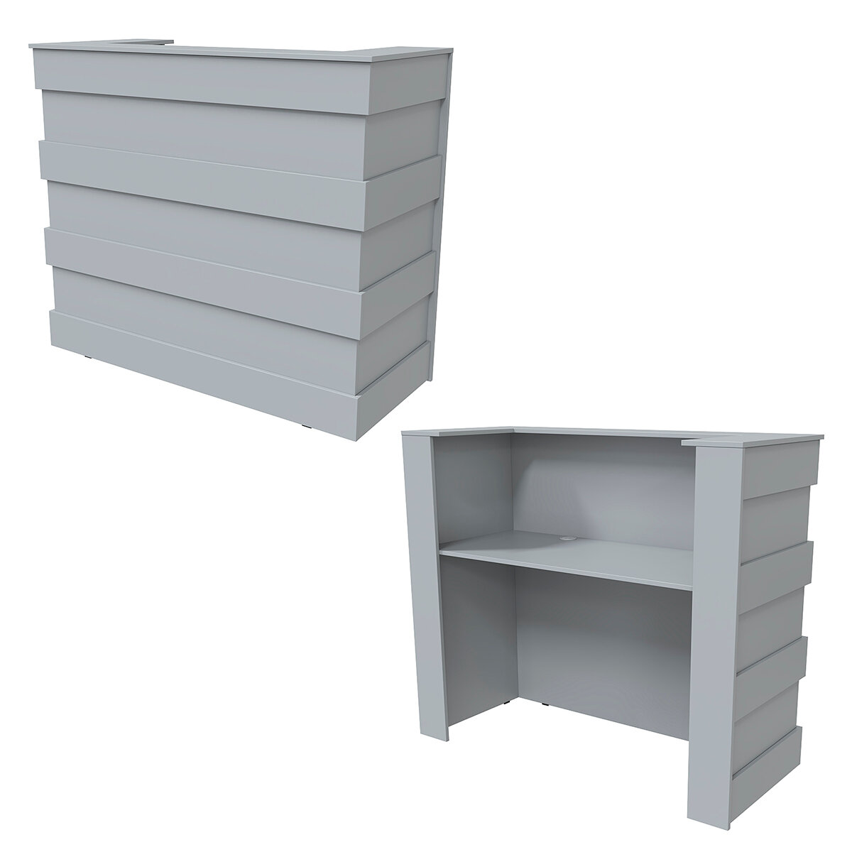 Ресепшн №50Б в стиле "лофт", Серый. Производитель товара - компания Westcom.