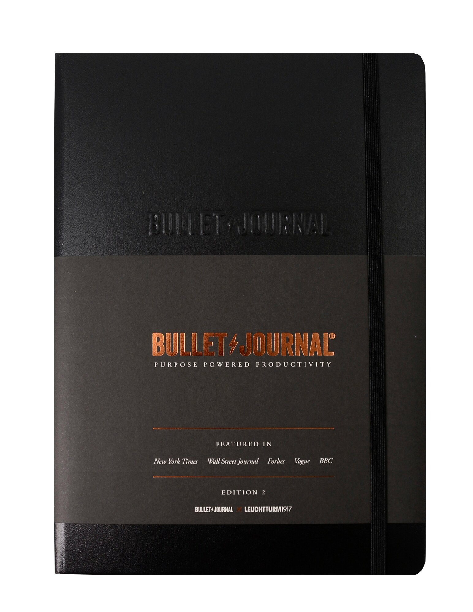 Книга для записей A5 103л тчк. "Bullet Journal Edition 2" тв. обл, черный, Leuchtturm1917