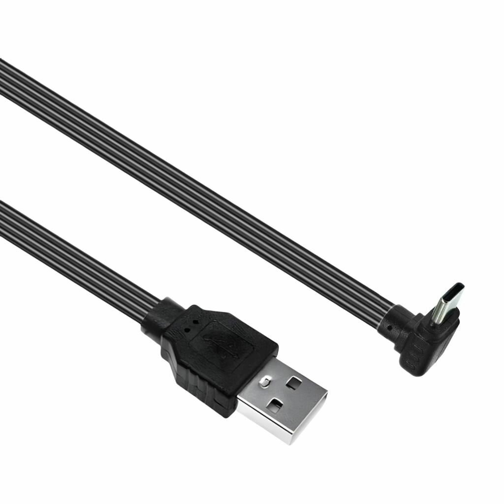 Плоский кабель для передачи данных usb-type C-10 см-верхний изгиб