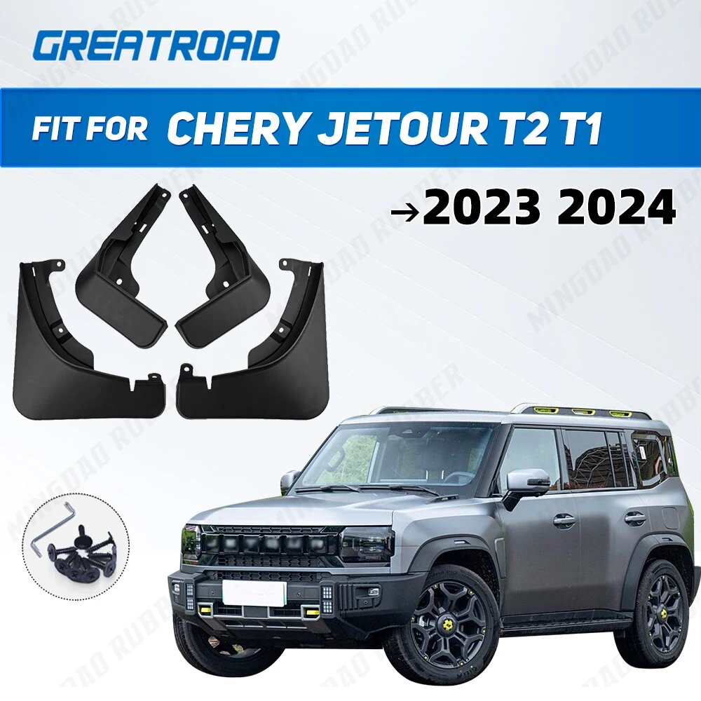 Брызговики для Chery Jetour T2 T1 2023 2024, брызговики, передние и задние колеса, крыло, автомобильные аксессуары, 4 шт.