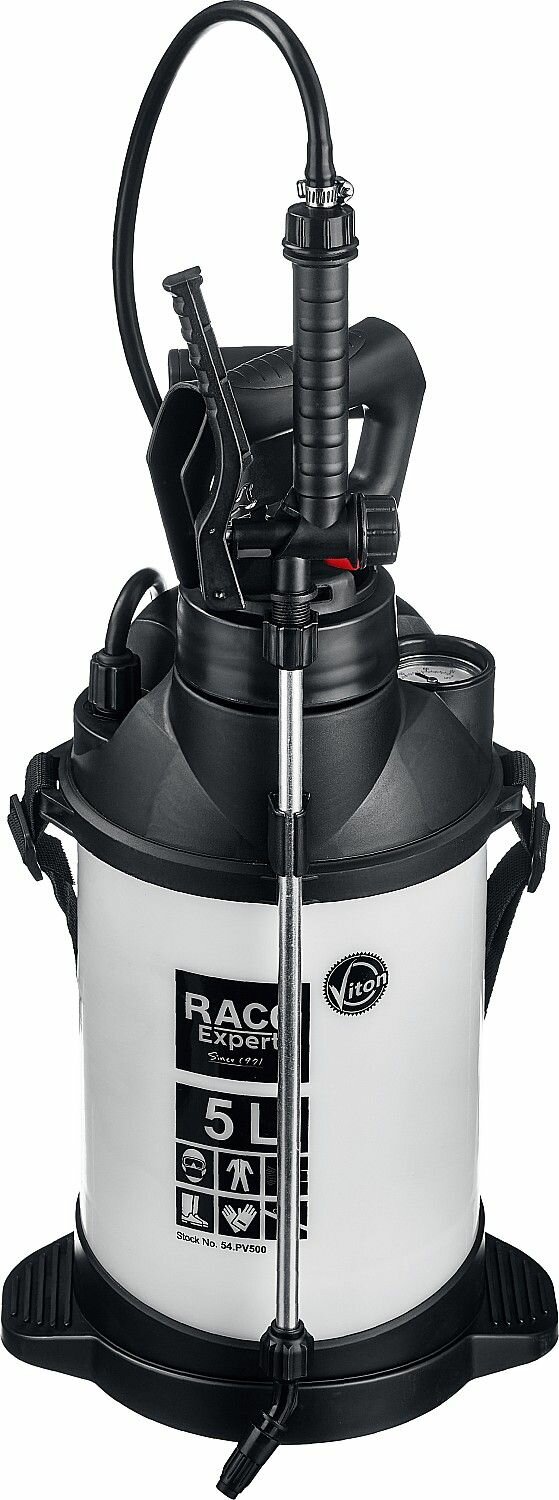 Опрыскиватель RACO Pro 500, 5 л, работа с агрессивными химикатами 4240-54/500
