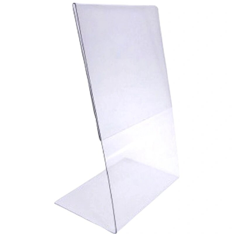 Ценникодержатель настольный из акрила верт L-образная ACR-PRICERA5, 1шт/уп