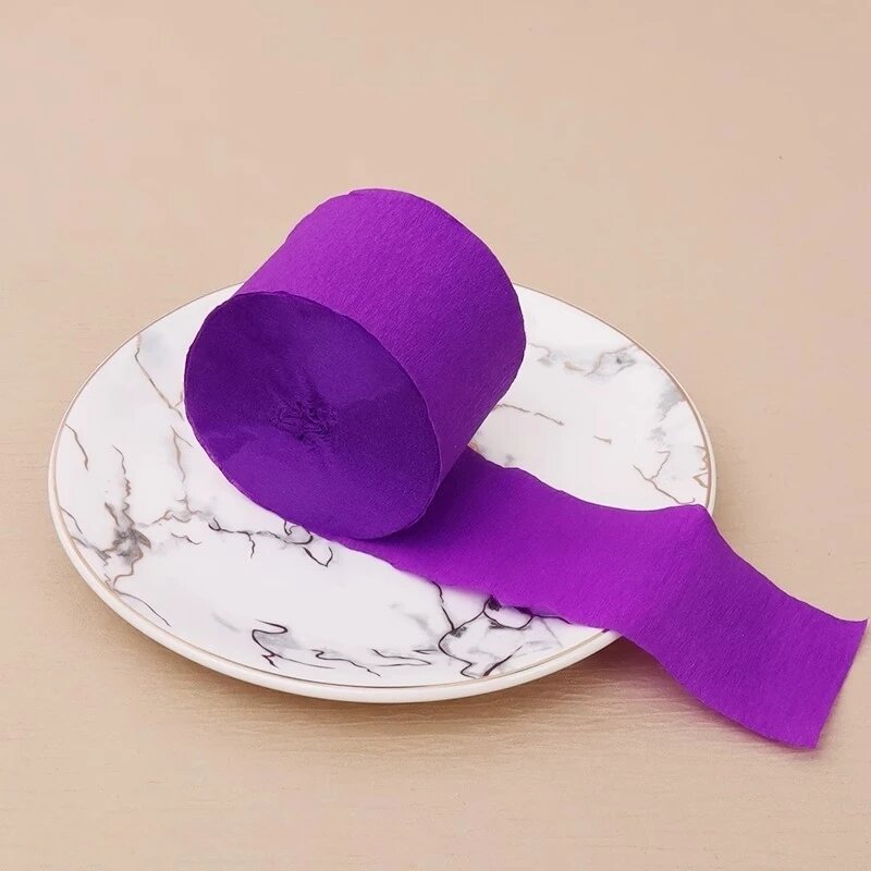 25 м/рулон 4,5 см, креповая бумага, растяжки, рулон папиросной бумаги для цветочных изделий, изготовление дня рождения, свадьбы, вечеринки, фон, украшение «сделай сам»