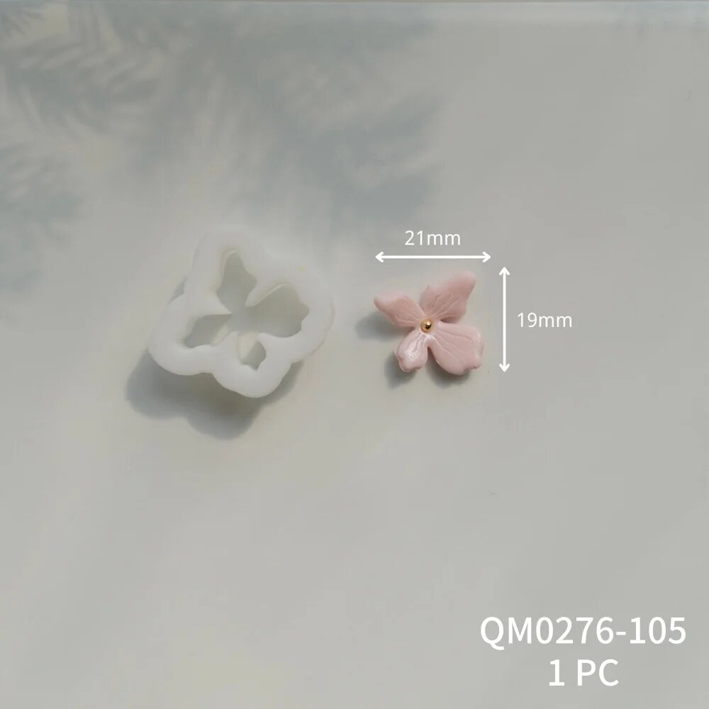 Резак для полимерной глины PLA белый 1 шт. Розовый, QM0276-105