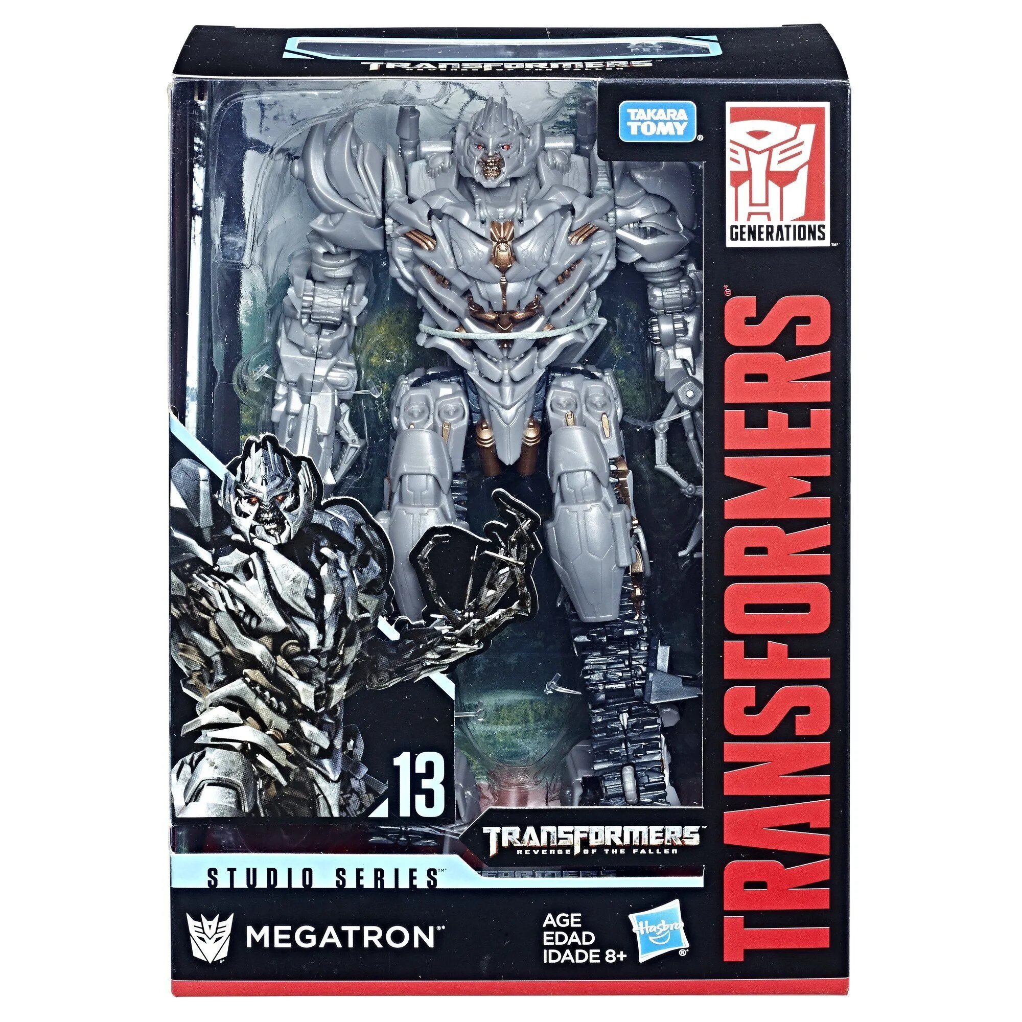 Трансформеры игрушки Hasbro Transformers Revenge Of The Faller Studio Series Voyager Class SS13 Megatron 16.5cm E0775