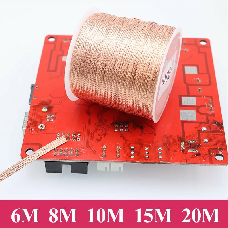 Медная паяльная проволока 6М-15М-20М Width 3.0mmx 20M