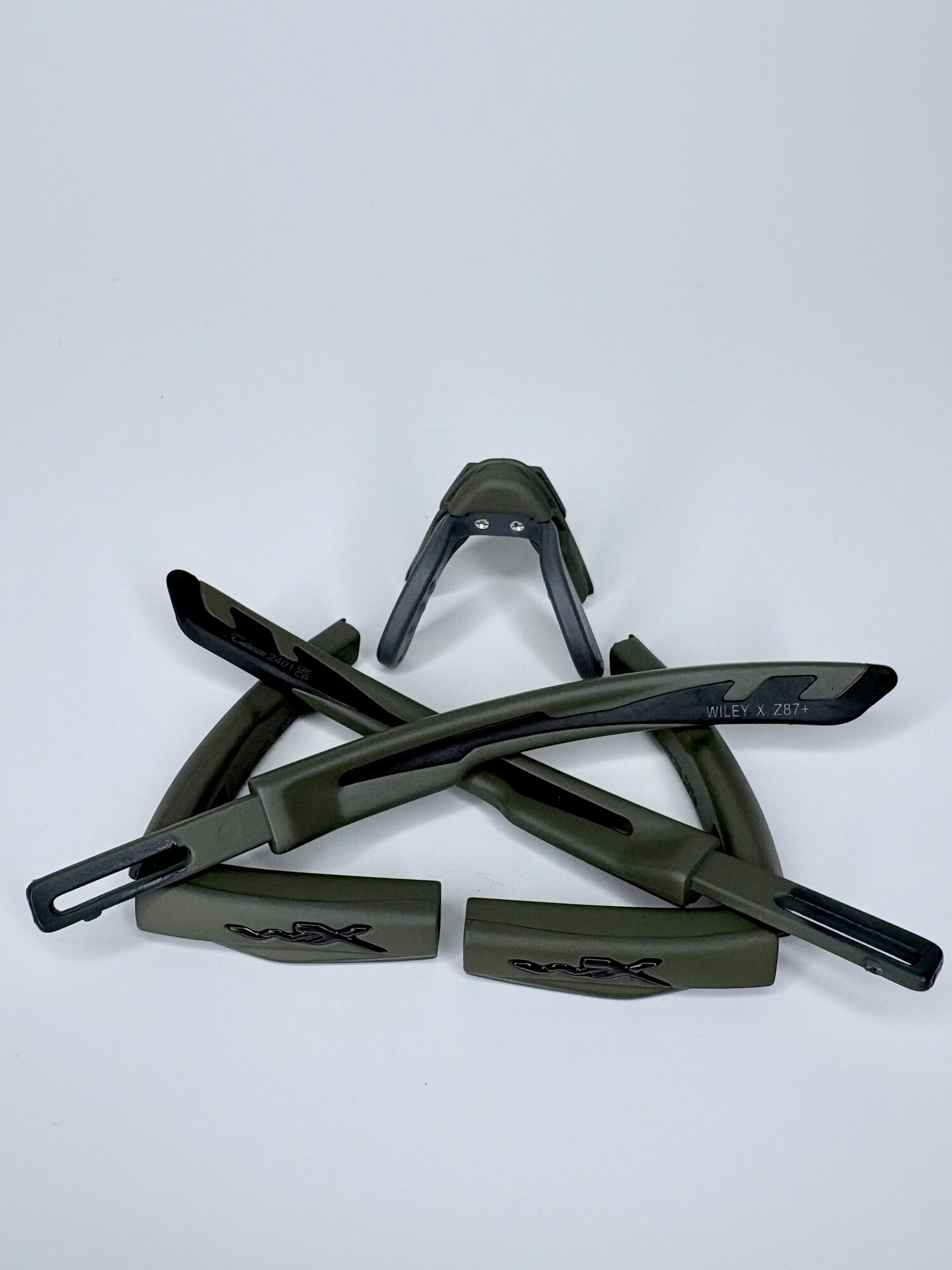 Сменная оправа Wiley X Saber Advanced 306GF, оливковая, ABS-пластик