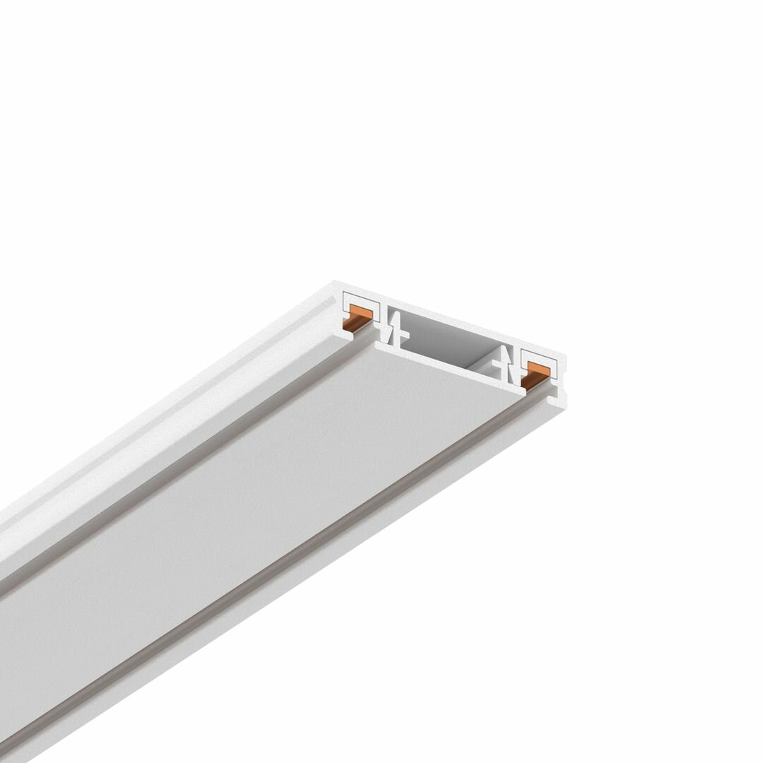 Шинопровод накладной Wertmark Technical Hadar W25xL1000 мм DC 40V цвет белый