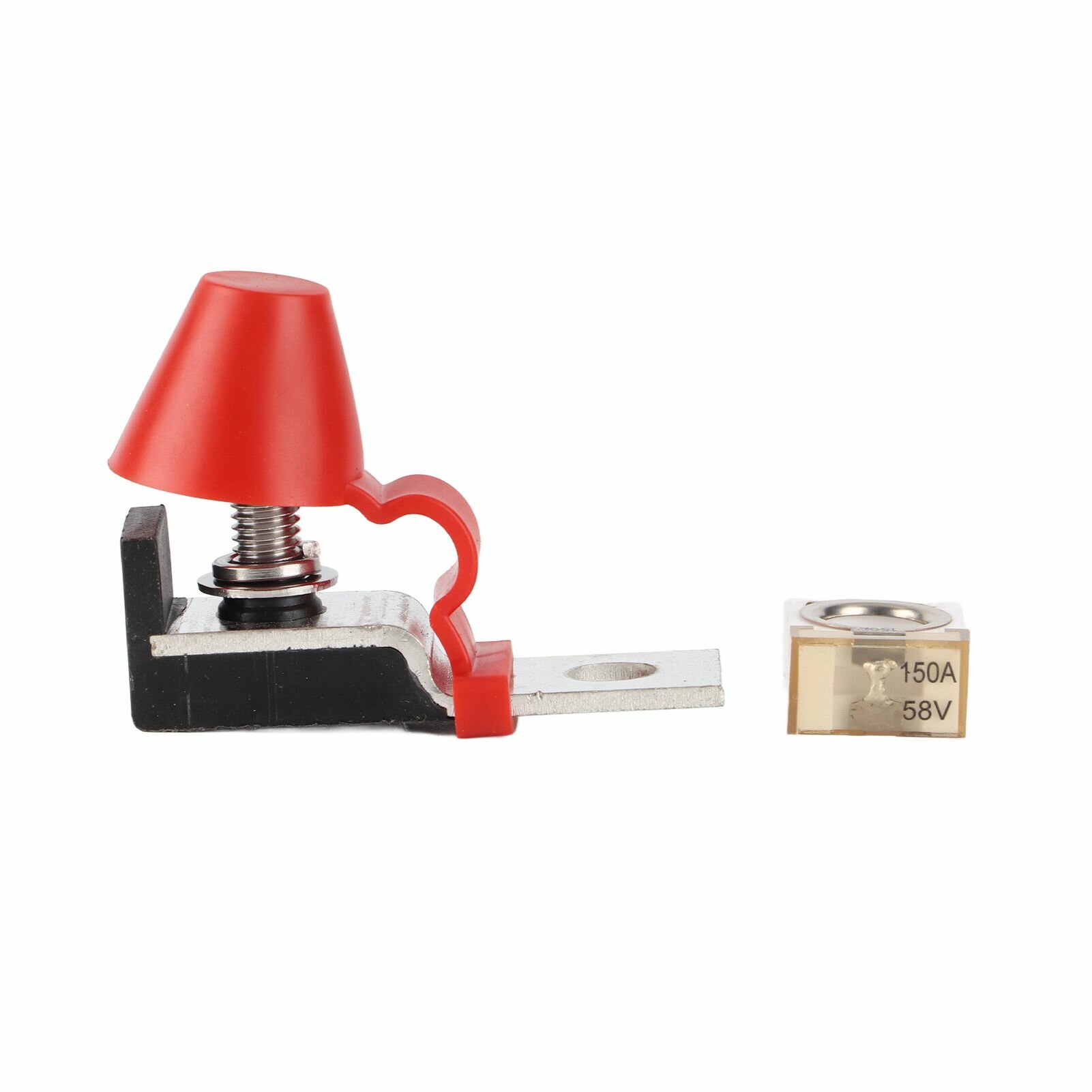 Комплект клеммных предохранителей 58 В с одним штифтом M8 для нескольких аккумуляторов, зажигания, лодок, грузовиков, автофургонов, строительных машин 150 А