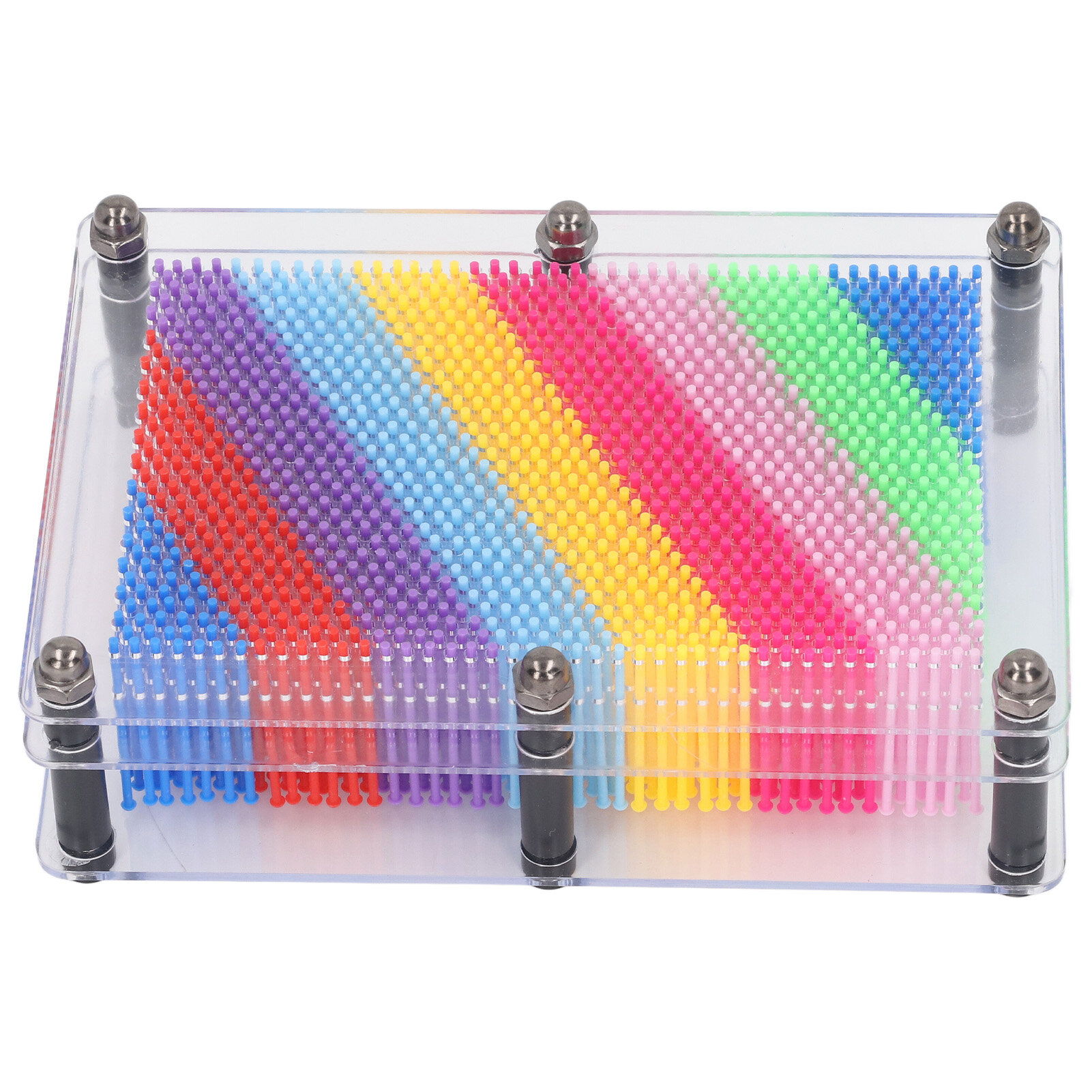 3D PIN ART BOARD 3D PIN ART Sensory Toy Classic Desktop Новинка скульптура впечатление Igle Art Toy для детей мальчики для девочек подарки на день рождения средняя белая база