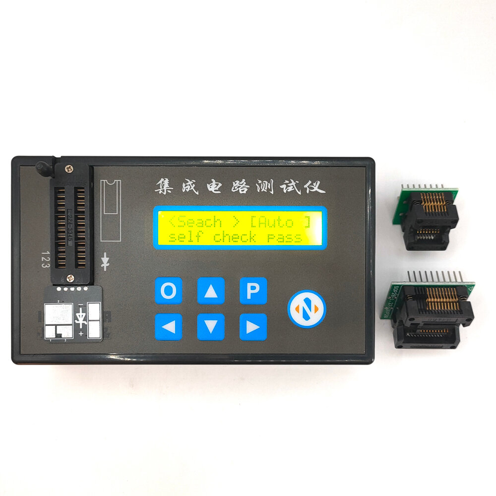 Ручной перезаряжаемый светодиодный тестер интегральных схем, многофункциональный тестер микросхем, тестер транзисторов, диодов и триодов, цифровой детектор транзисторных микросхем интегральных схем