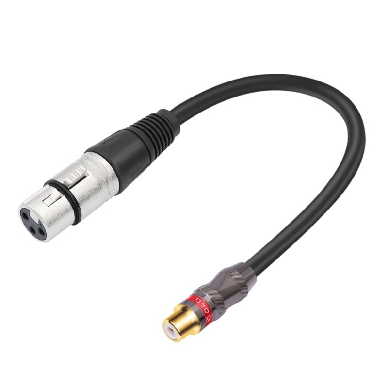 Разъем RCA к 3-контактному разъему XLR-аудиокабеля