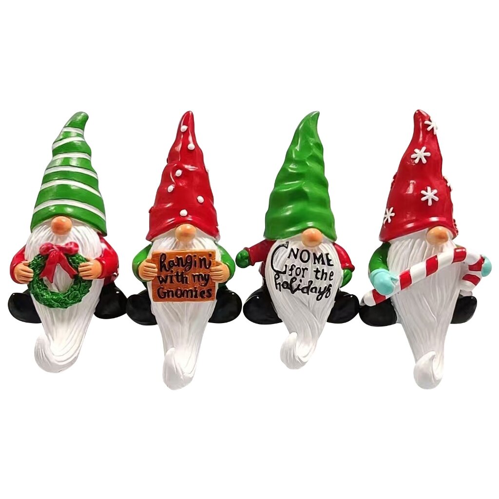 Держатели для чулок для рисования из 4 предметов, подходят для; Держатель для чулок «Рождественский эльф», для использования на