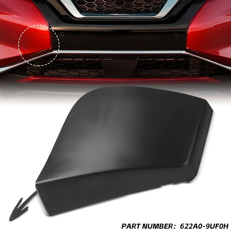 622A0-9UF0H автомобильный передний бампер, фаркоп, крышка для Nissan Murano 2019 2020 2021 2022 2023, автоаксессуары, замена грунтованного черного цвета