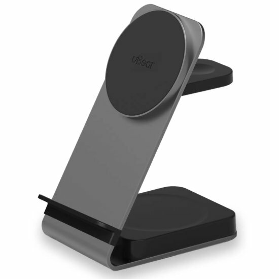 Беспроводное зарядное устройство Ubear WL13SG31-GW, Level Pro, 25Вт, Galaxy Watch Edition, серый