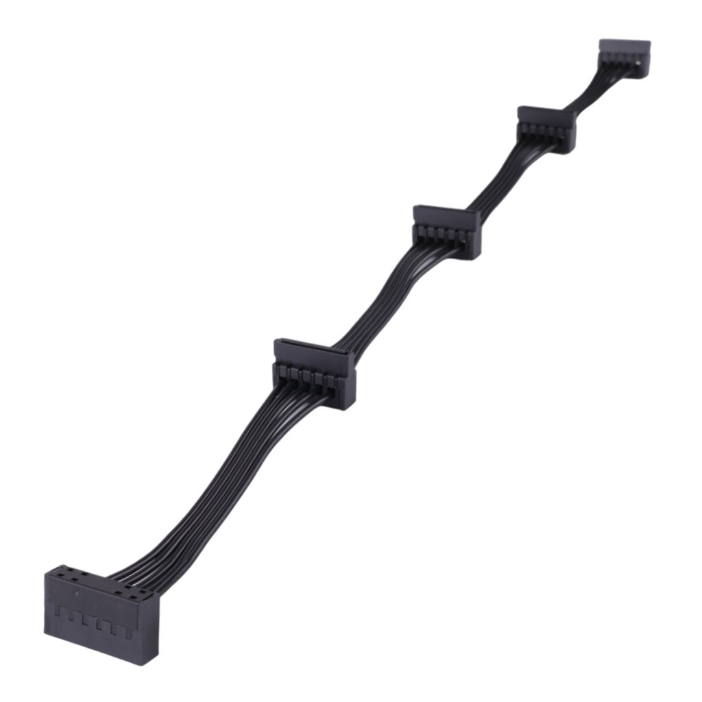 Кабель-разветвитель питания жесткого диска Sata 15Pin с разъемом Sata от 15 контактов до 4 для разъединения ПК