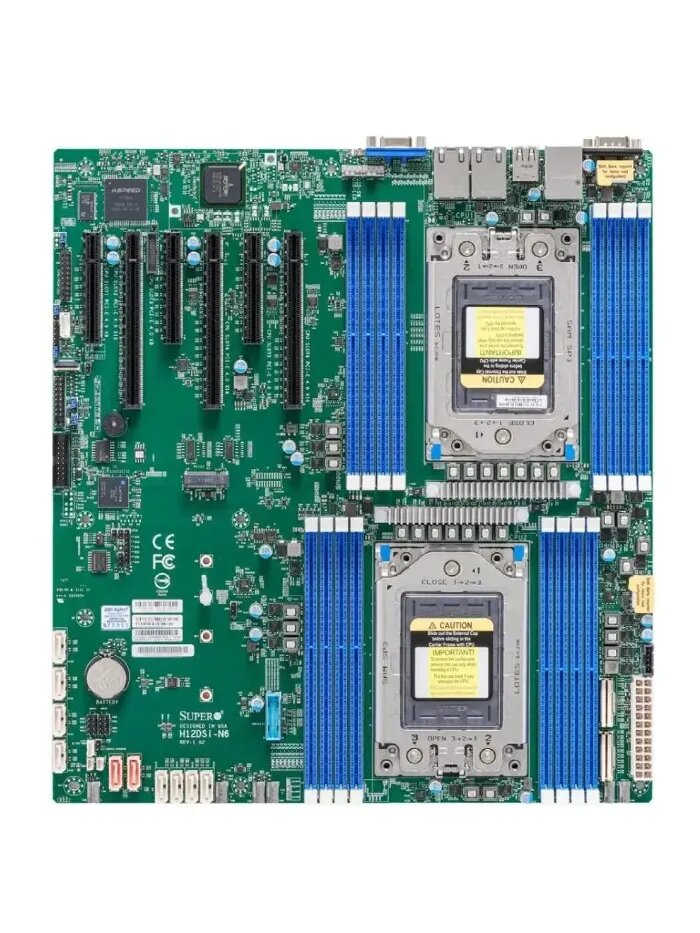 Материнская плата Supermicro MBD-H12DSI-N6-B E-ATX SP3 Нет (SOC) 16xDDR4 (4096ГБ)