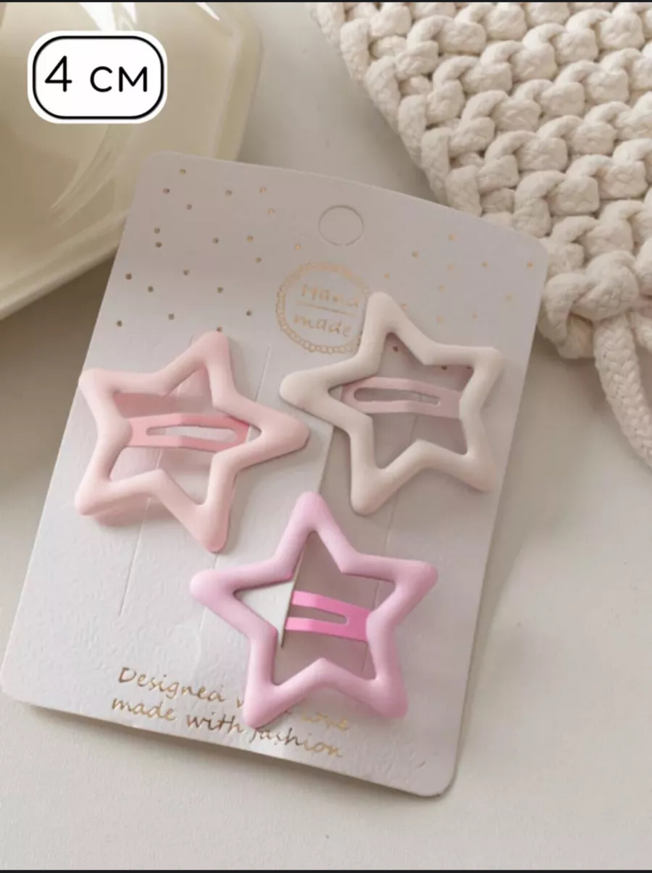 Заколки для волос клик-клак