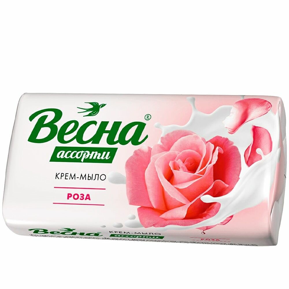 Крем-мыло Весна Роза туалетное 90г