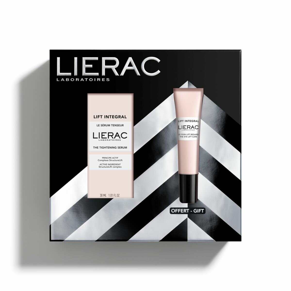 Лиерак лифт интеграль Набор Сыворотка-лифтинг для лица + Крем-лифтинг для кожи контура глаз, 30мл + 15 мл | LIERAC