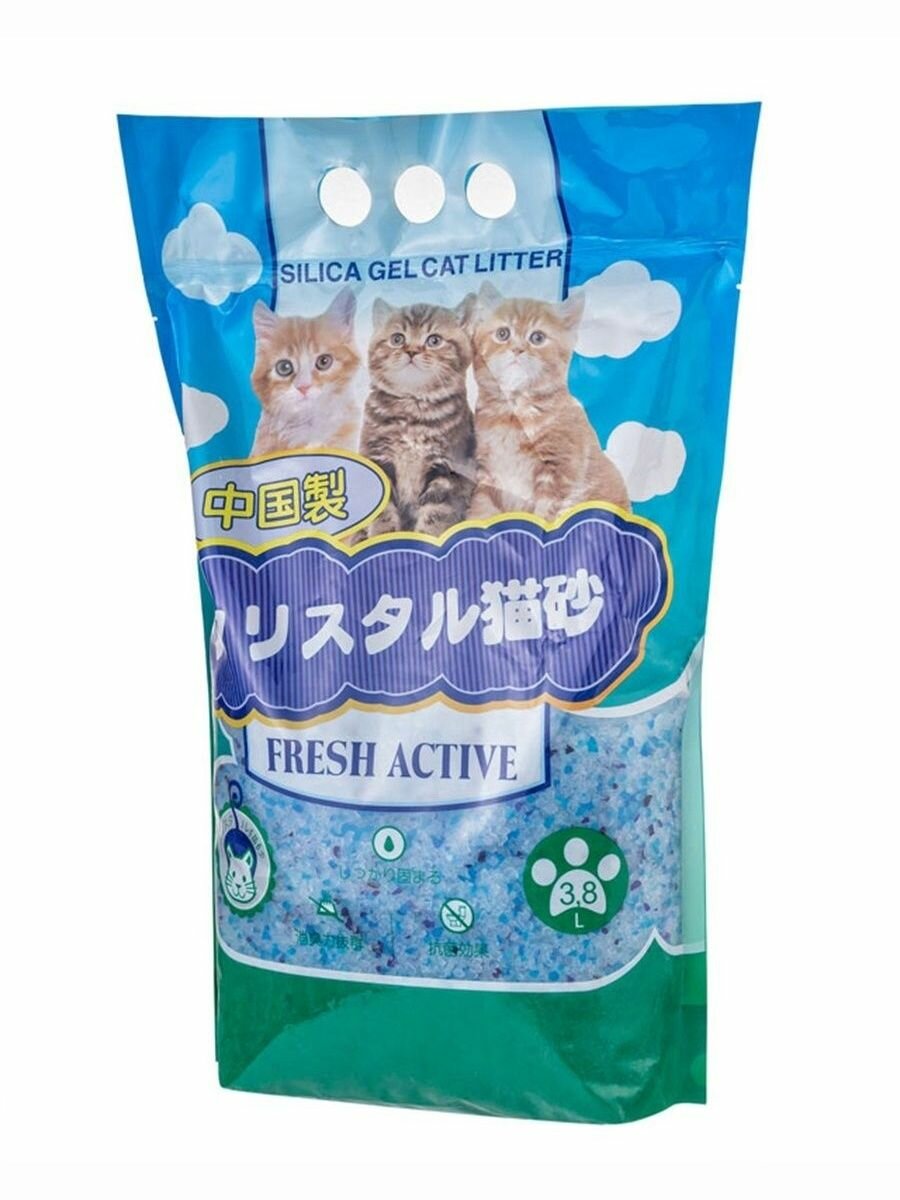 Наполнитель силикагель HAKASE AREKKUSU 3,8 л fresh active