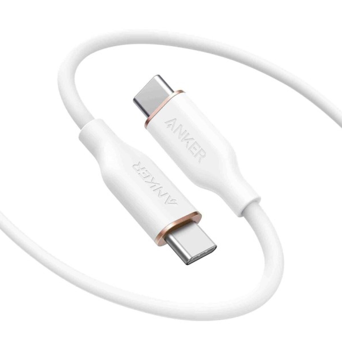 Кабель Anker PowerLine III, Type-C to Type-C, 100W (A8552621) 0,9м, белый
