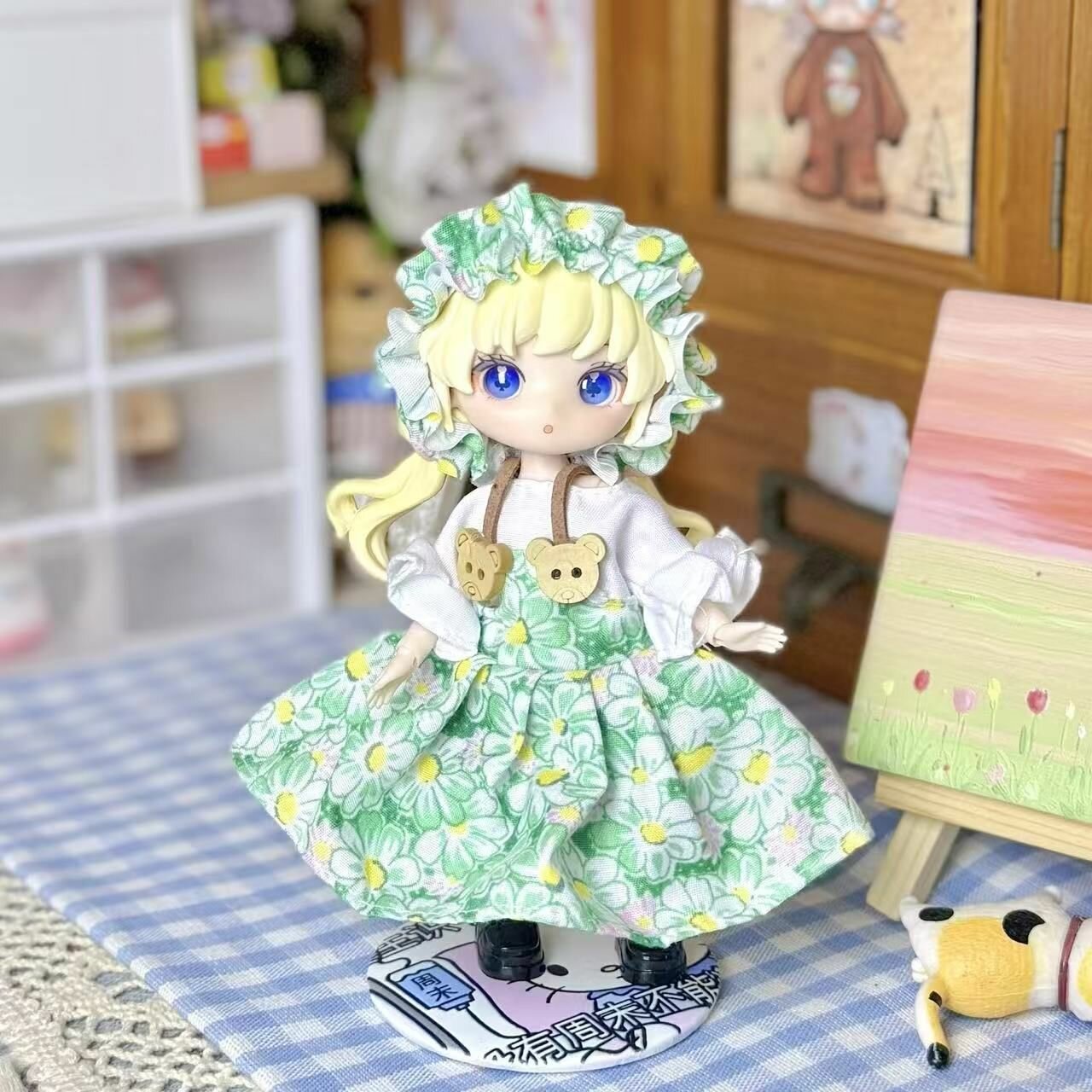 Одежда для куколь BJD по сериалу Чжэнь Гуань Чжун юбка Тысяча побегов для 8/12 размера (16-17 см