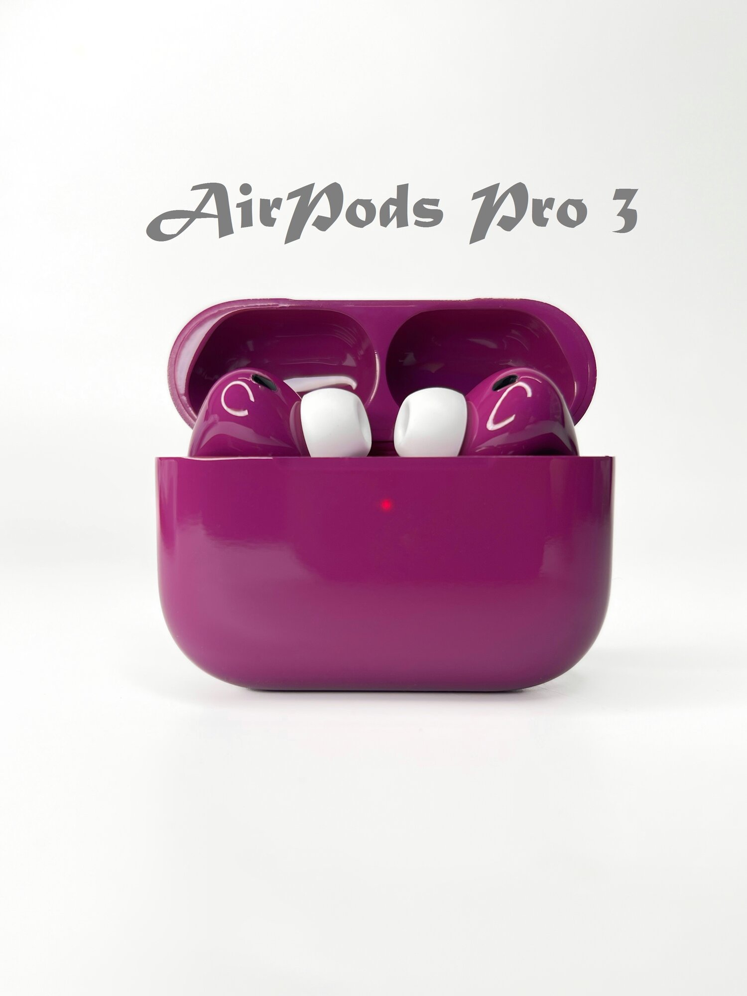 Наушники Apple AirPods Pro 3 (ANC, MagSafe) (2025) Свекольный глянец, тотал, Ral 4004