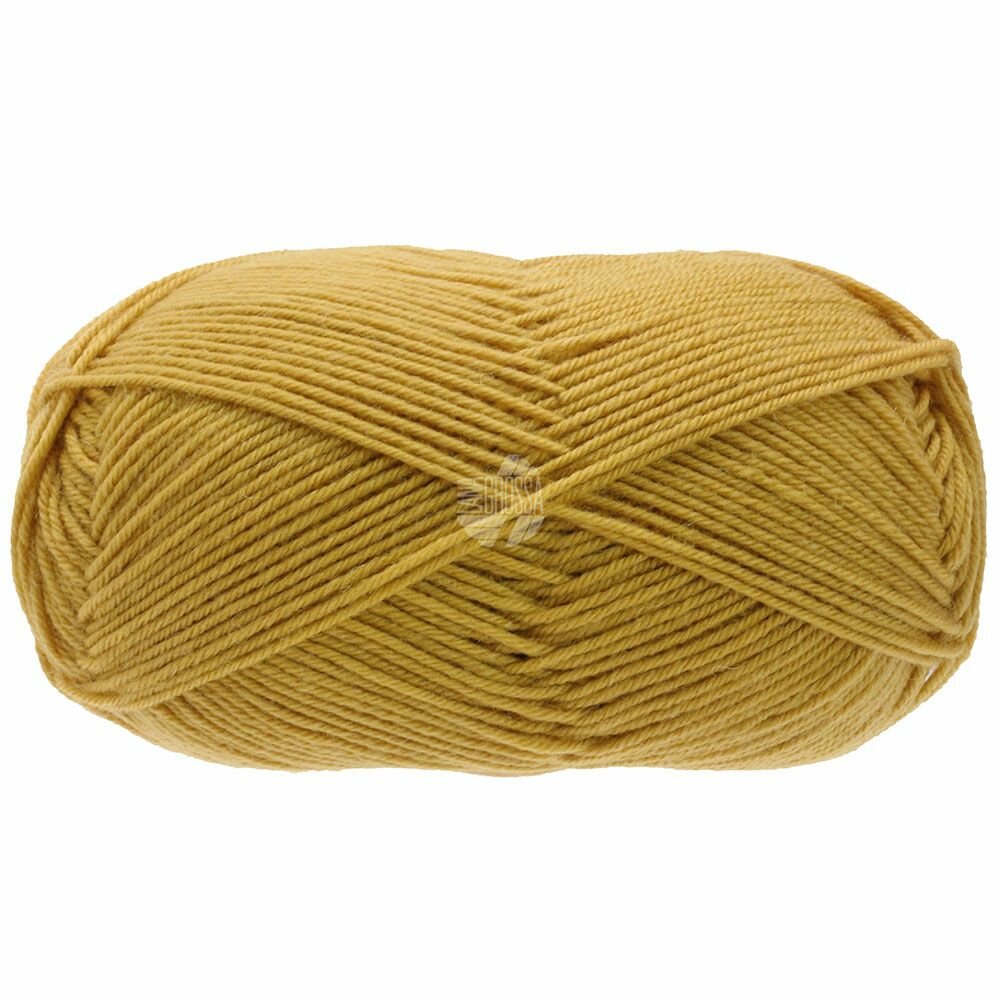 Носочная пряжа Lana Grossa Cashmere MW 50 (46 Curry) 2 мотка по 50 г/210 м