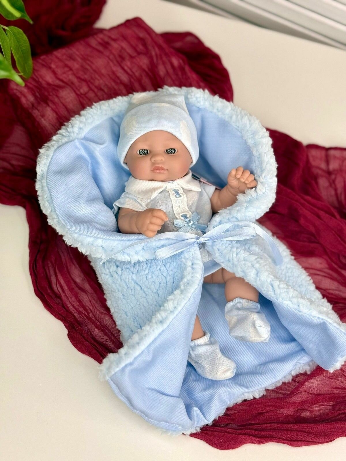Кукла Berbesa виниловая 27 см новорожденный