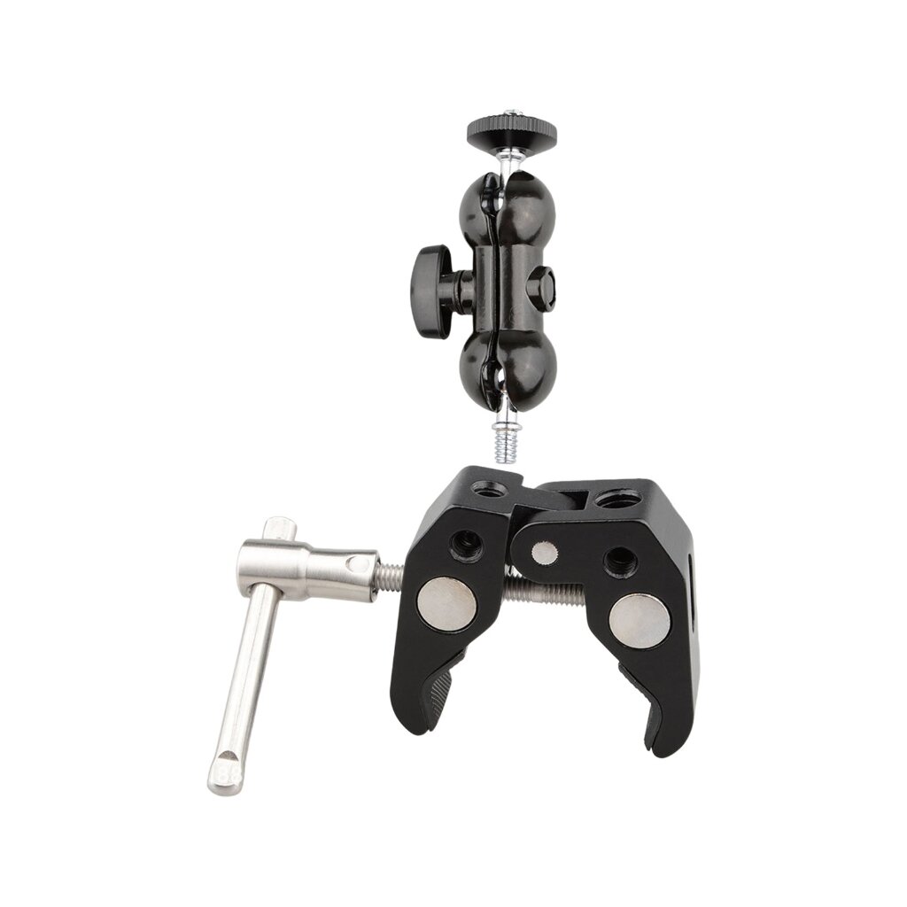 Плоскогубцы-крабы с мини-шаровой головкой, вращающейся на 360 ° для зажима трубы