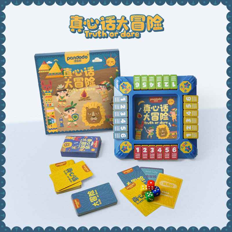 Panduoduo «Правда или действие», вечерние игровые принадлежности, интерактивная доска для угадывания, реквизит для
