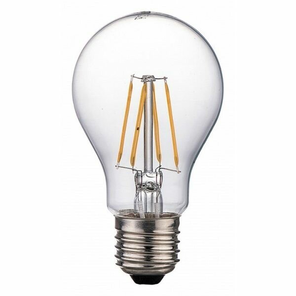 Лампа светодиодная лисма 6 Вт, цоколь Е27, форма А50, теплый белый свет