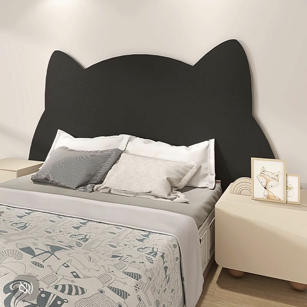 Минималистичный декор для прикроватной тумбочки, мягкий фетровый настенный стикер, фон для детей, антиударный татами, защитная панель для прикроватной стены в спальне