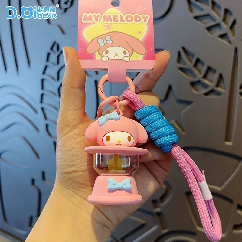 Sanrio Cinnamoroll Ночник-ключен Подарочная коробка Премиум мини-лампа для сумок и ключей