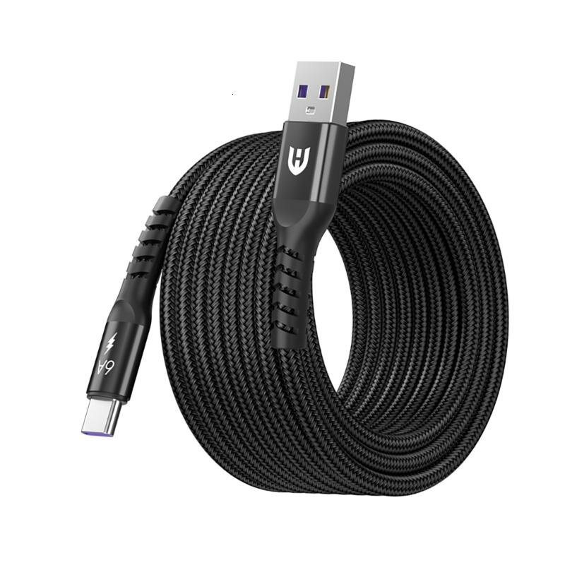 Кабель USB Type-C – USB, нейлоновый, быстрая зарядка, 480 Мбит/с, 5m